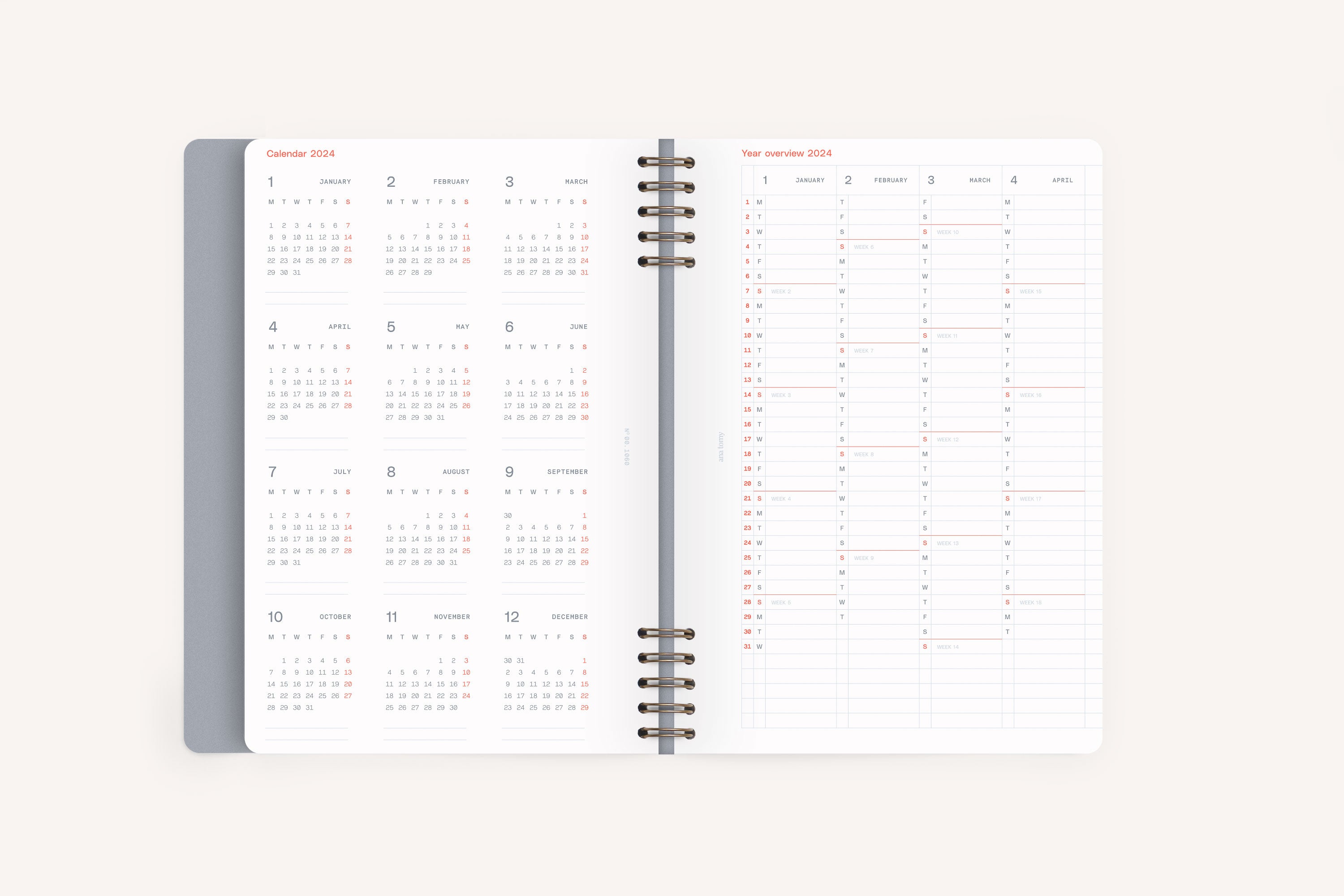 A5s Wirebound—Refill – ana tomy