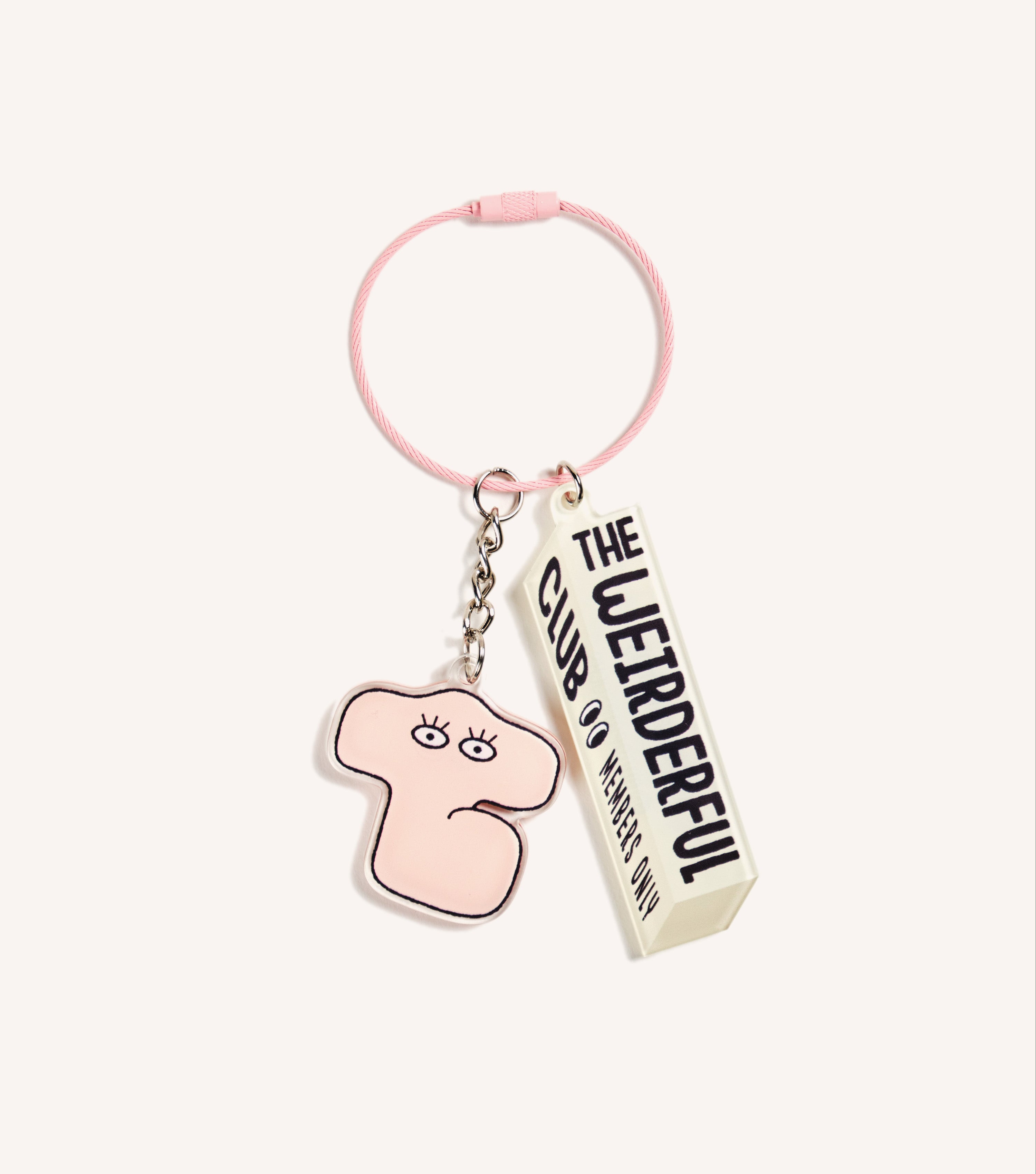 WAWW ‘Serious Pink’—Keyring – ana tomy