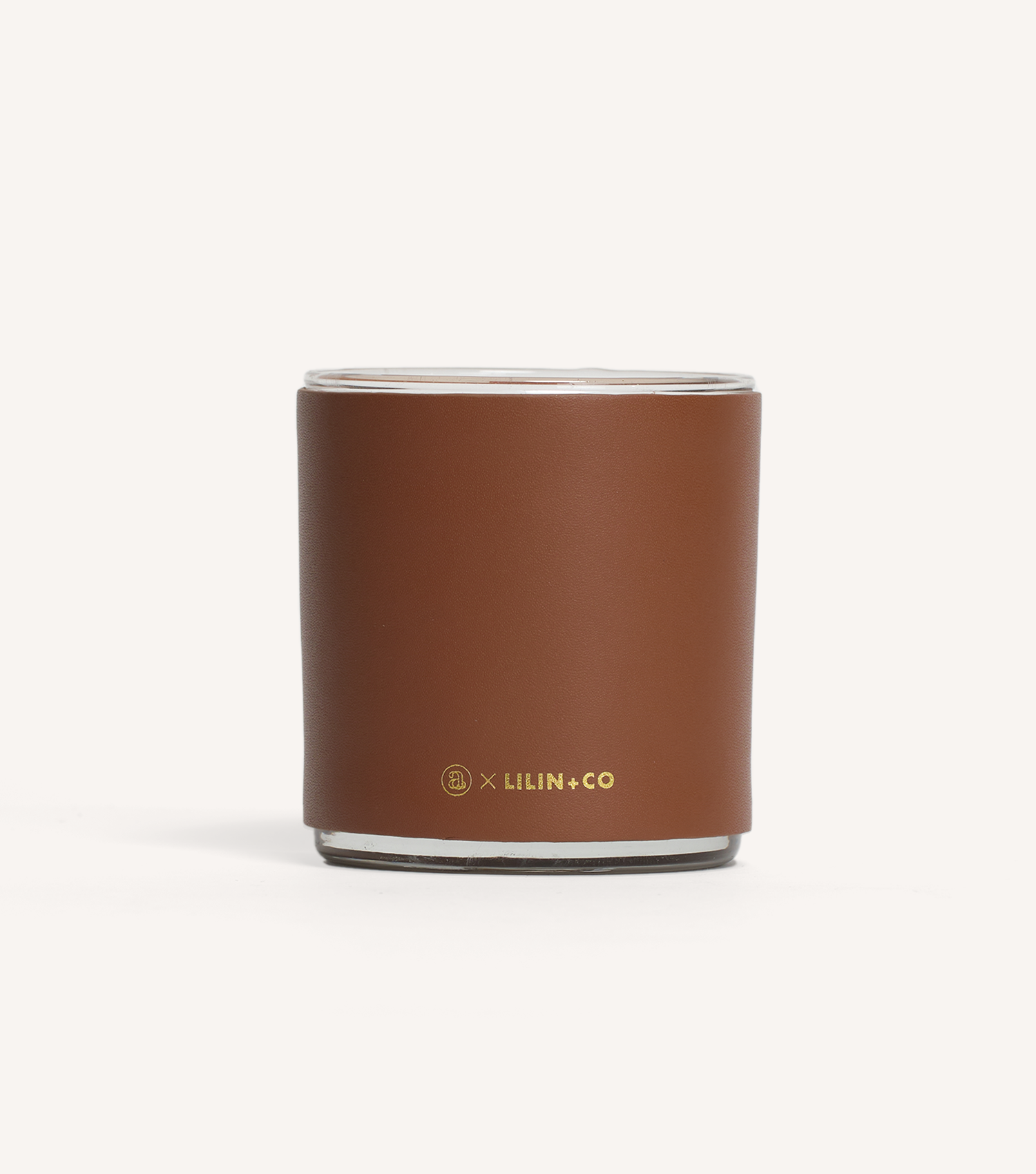 Brown—Lilin+Co Scented Candle with Leather Holder – ana tomy