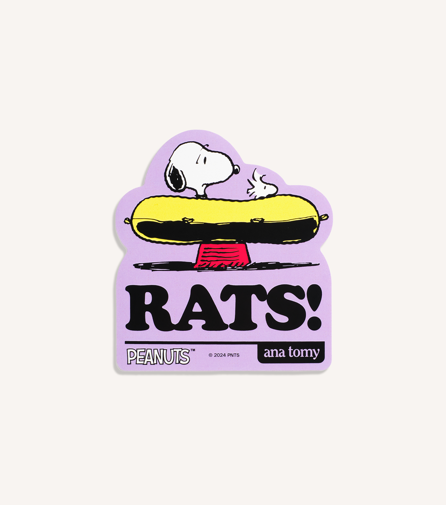 Peanuts™ 'Rats!'—Sticker – Ana Tomy