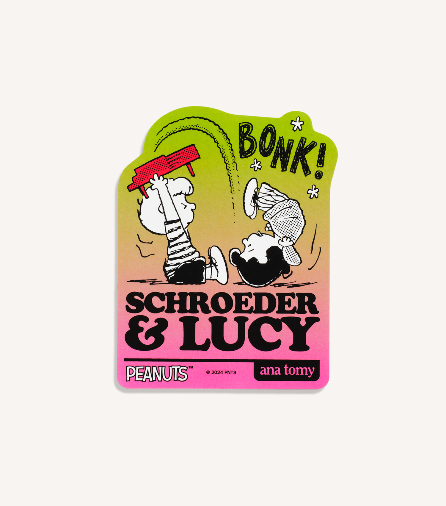 Peanuts™ 'Schroeder & Lucy'—Sticker – Ana Tomy