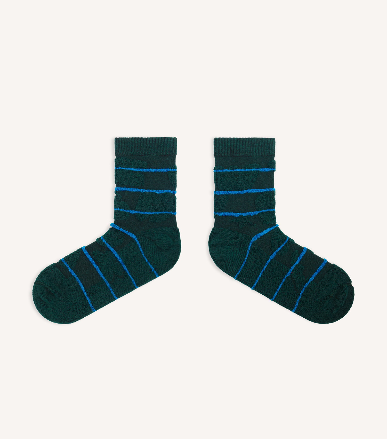 WAWW ‘WEIRD WE Minty’—Reversible Mid Socks – Ana Tomy